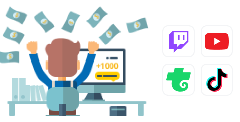 The WebMoney.Funding donation service for streamers